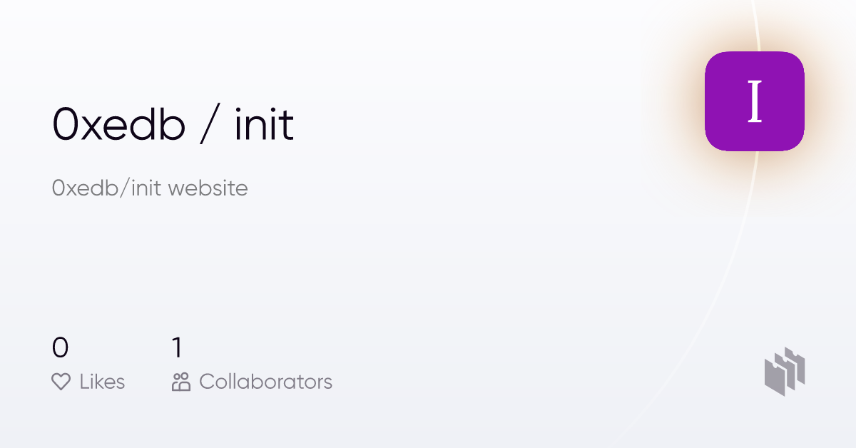 0xedb/init: 0xedb/init website