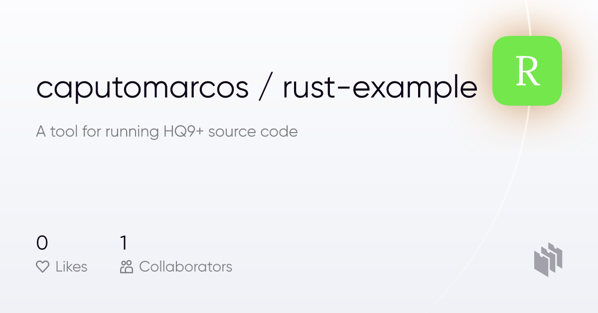 caputomarcos/rust-example: A tool for running HQ9+ source code