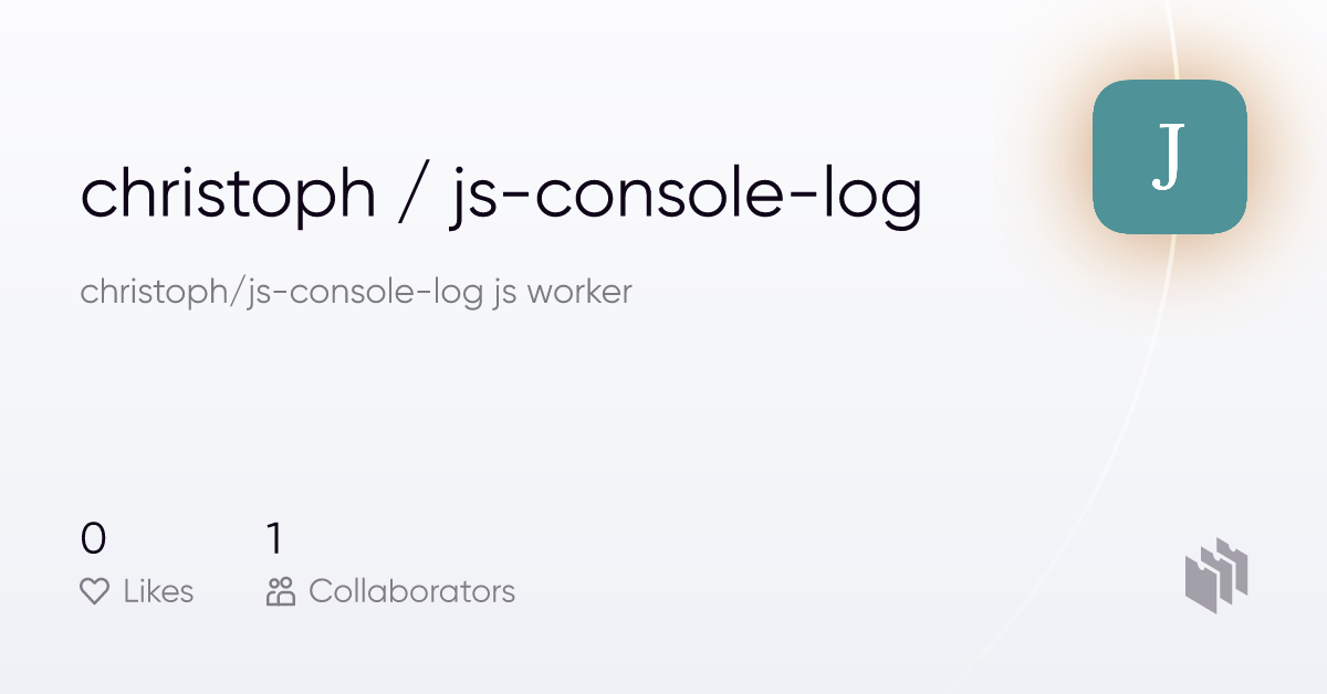 christoph/js-console-log: christoph/js-console-log js worker