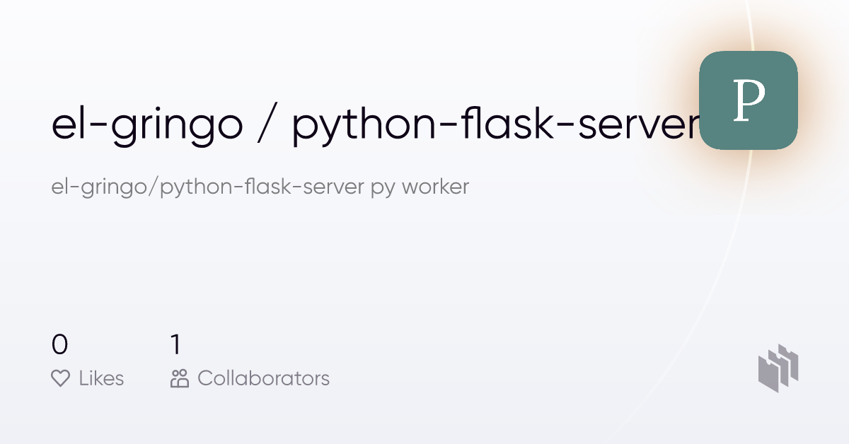 el-gringo/python-flask-server: el-gringo/python-flask-server py worker