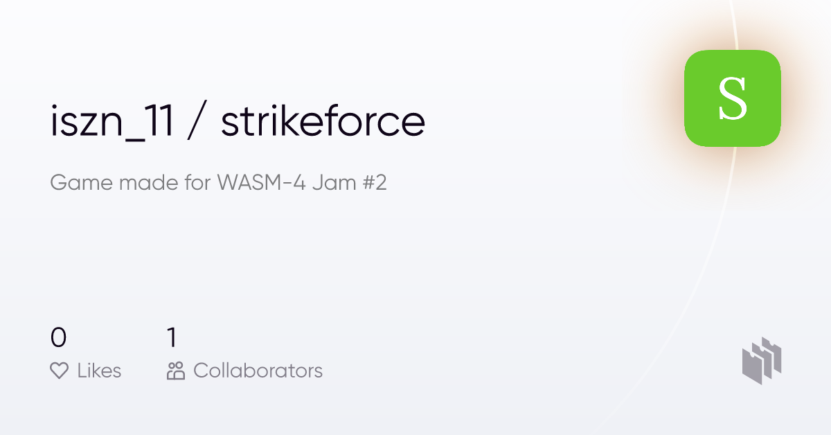 iszn_11/strikeforce: Game made for WASM-4 Jam #2