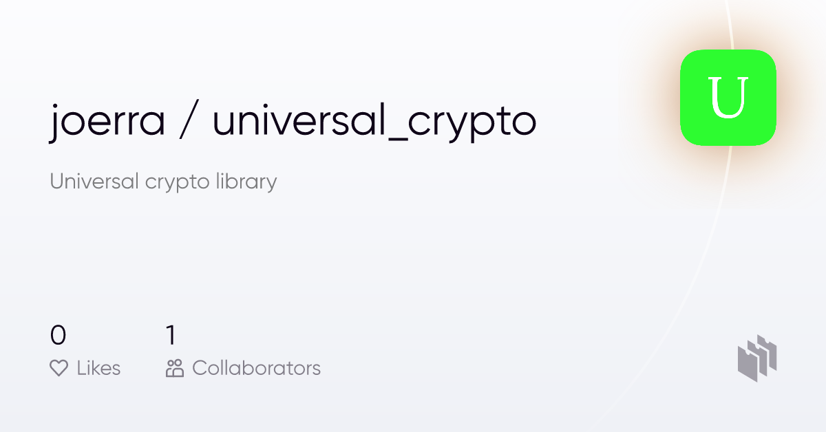 joerra/universal_crypto: Universal crypto library