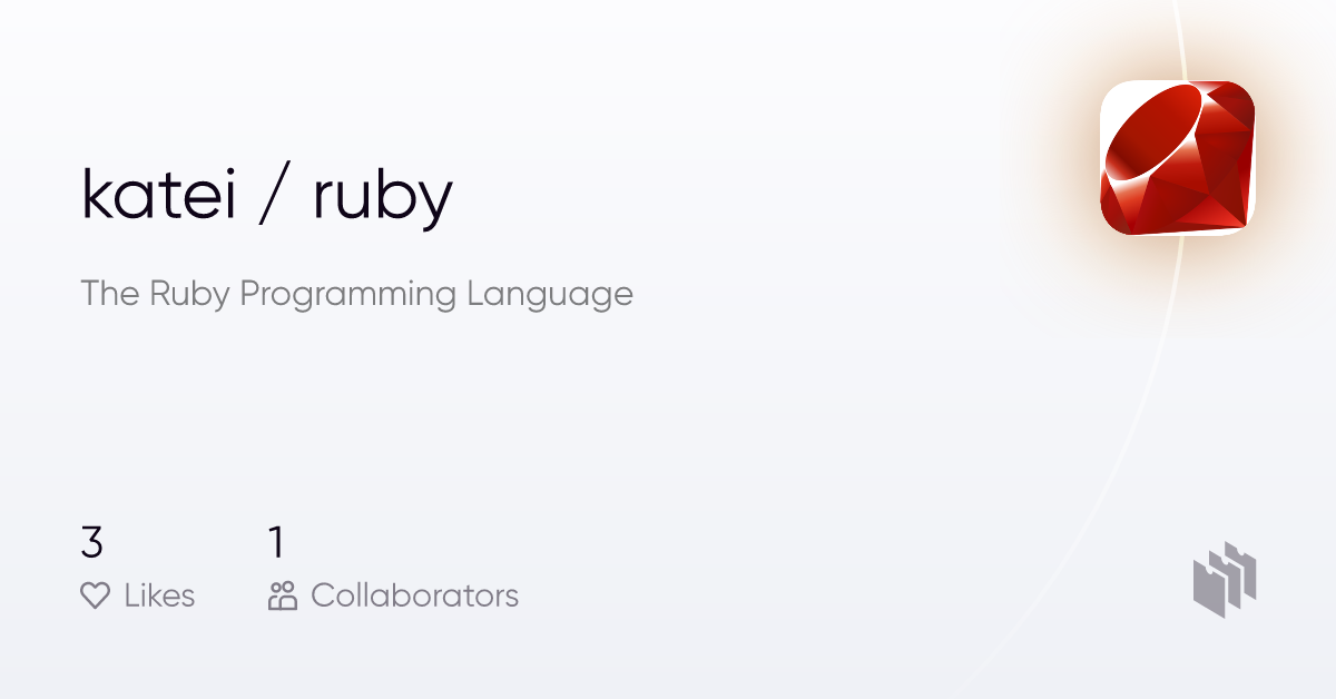katei/ruby: The Ruby Programming Language katei/ruby: The Ruby Programming Language
