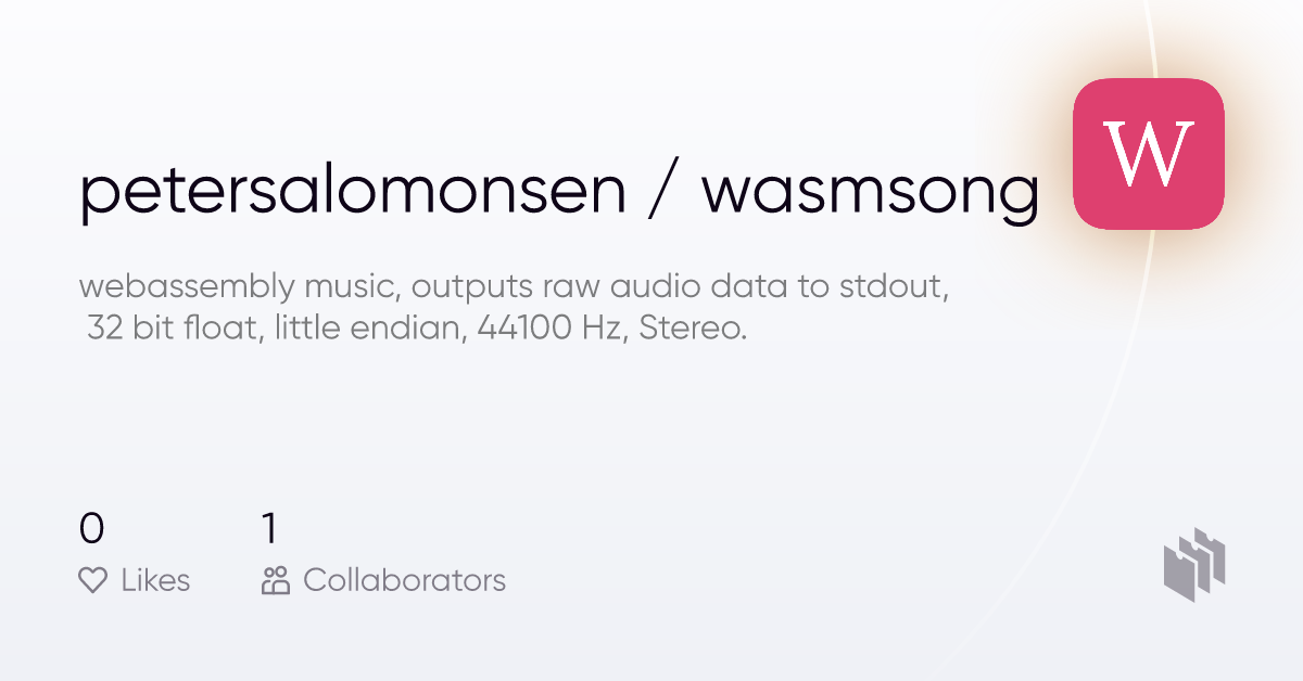 Executables · petersalomonsen/wasmsong