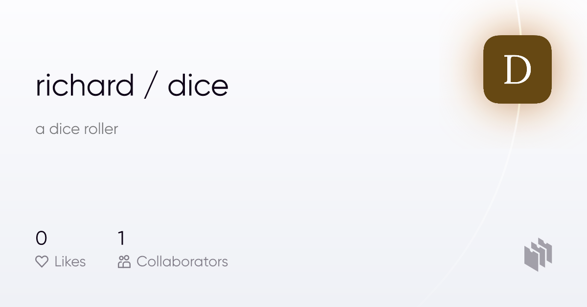 richard/dice: a dice roller