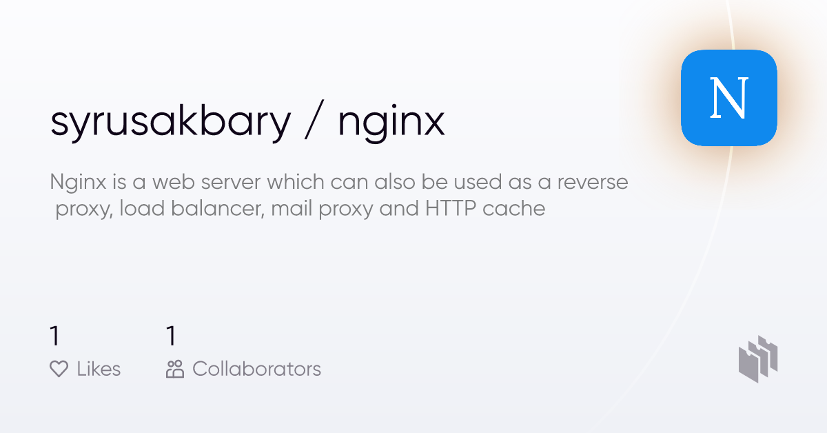 Syrusakbarynginx Nginx Is A Web Server Which Can Also Be Used As A