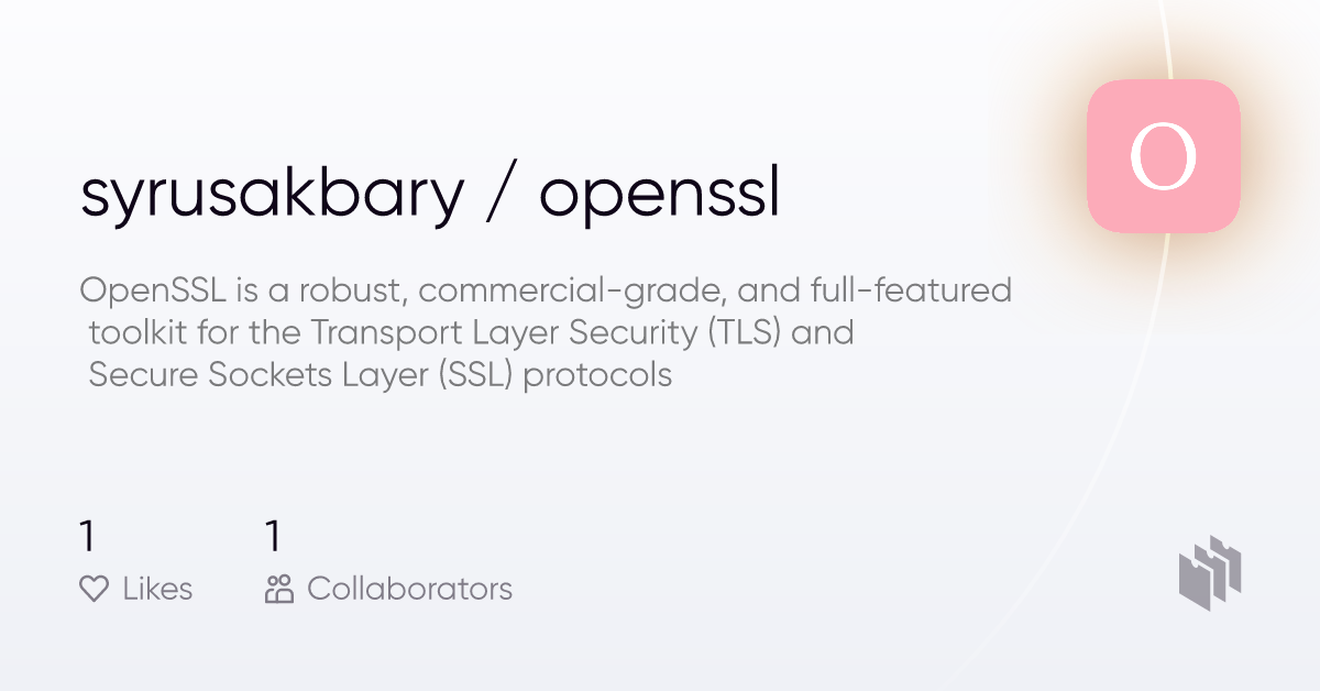syrusakbary/openssl: OpenSSL is a robust, commercial-grade, and full-featured toolkit for the ...