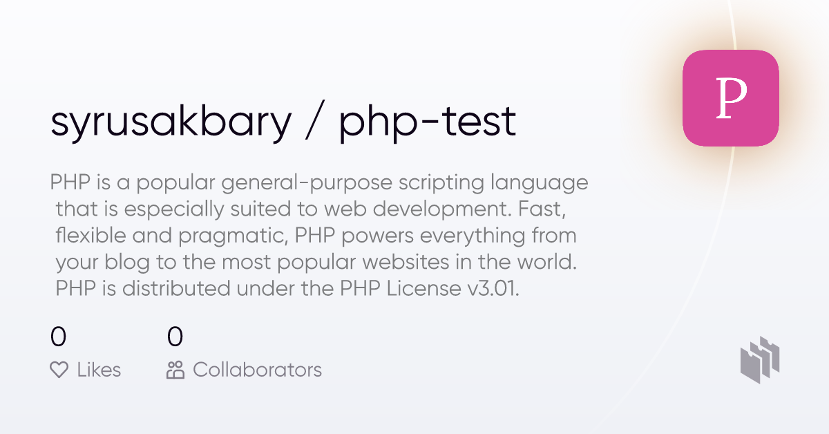 Syrusakbaryphp Test Php Is A Popular General Purpose Scripting