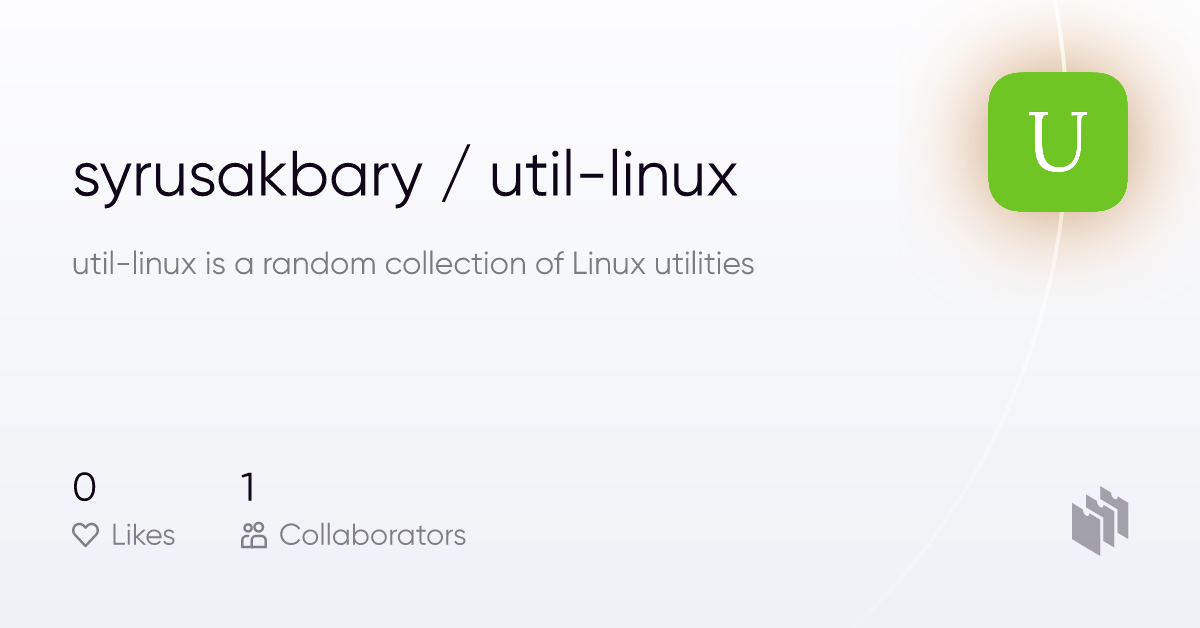 Syrusakbaryutil Linux Util Linux Is A Random Collection Of Linux Utilities