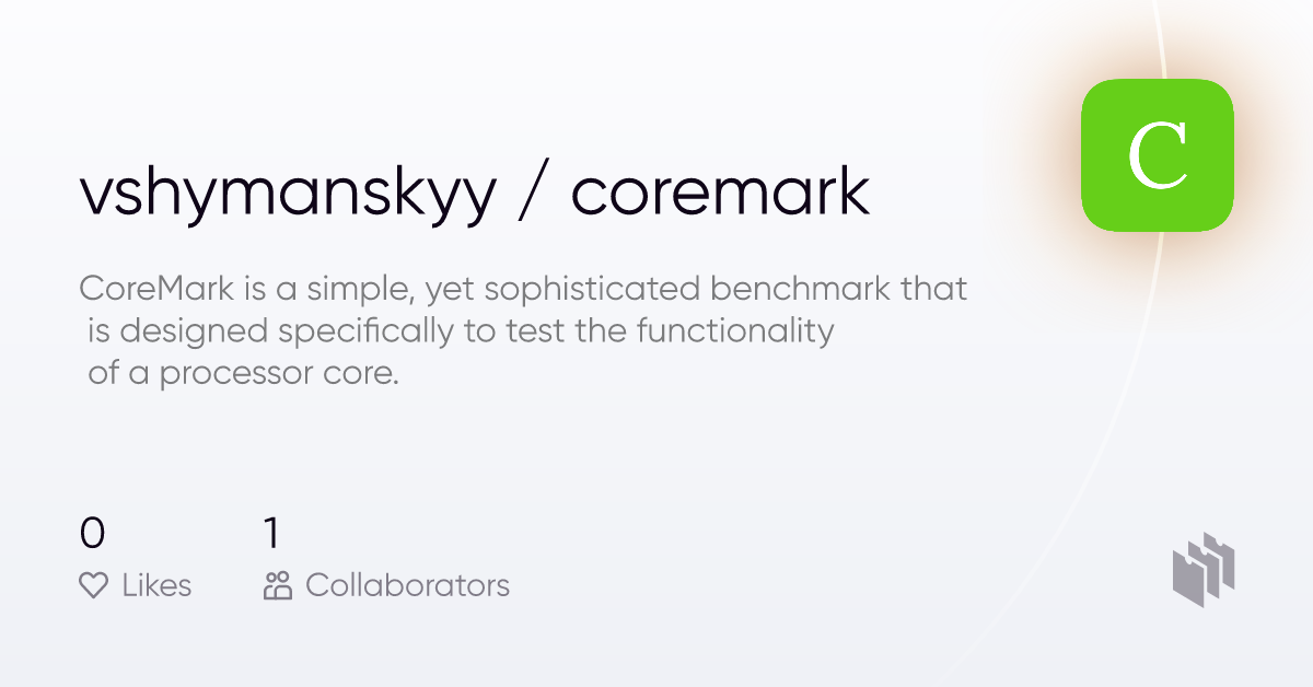 Vshymanskyycoremark Coremark Is A Simple Yet Sophisticated Benchmark That Is Designed