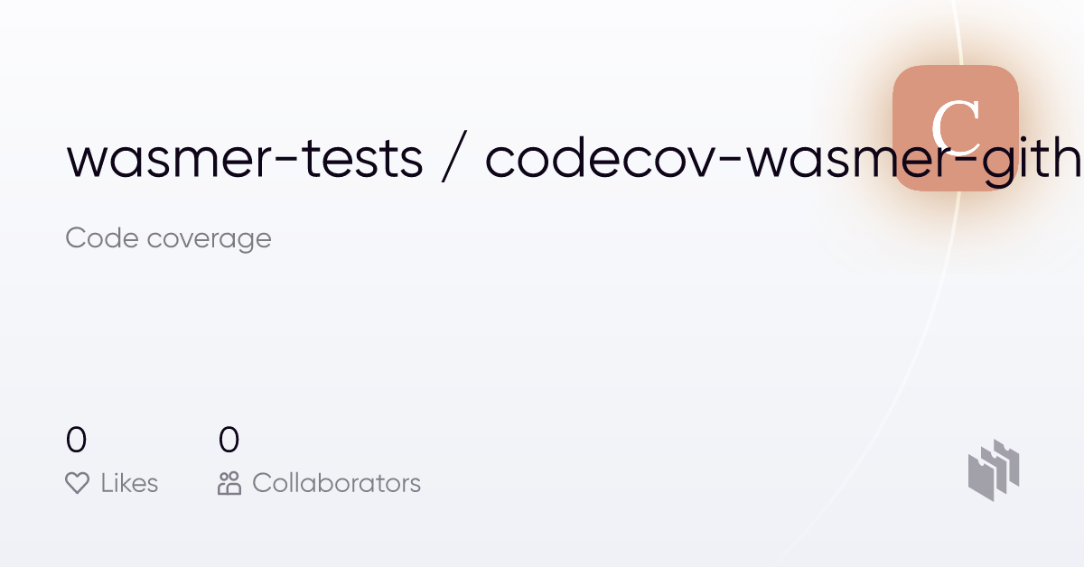 Wasmer Testscodecov Wasmer Github Action Codecove Code Coverage