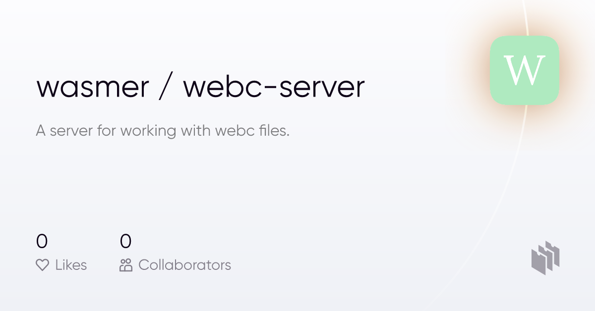 wasmer/webc-server: A server for working with webc files